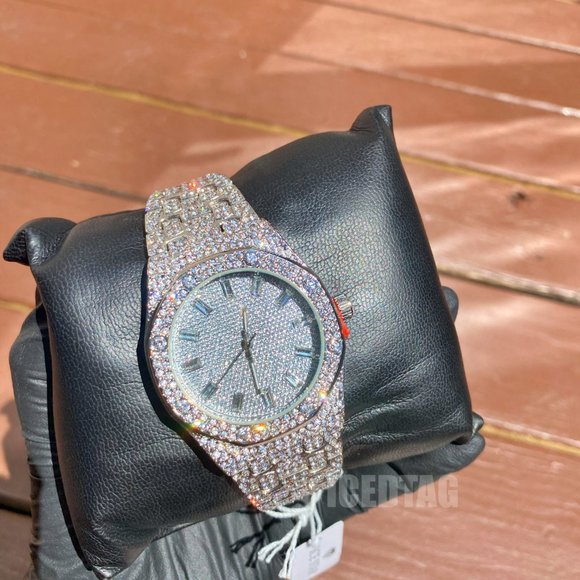 Accessories | Iced Bling Out Gold White Gold Plated Hip Hop Luxury Gift ...